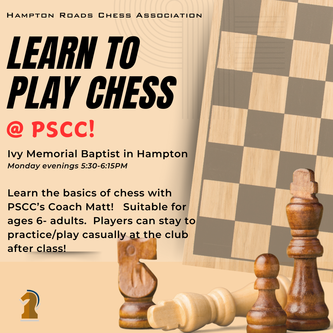Learn to Play Beginner Chess Classes – Hampton Roads Chess Association